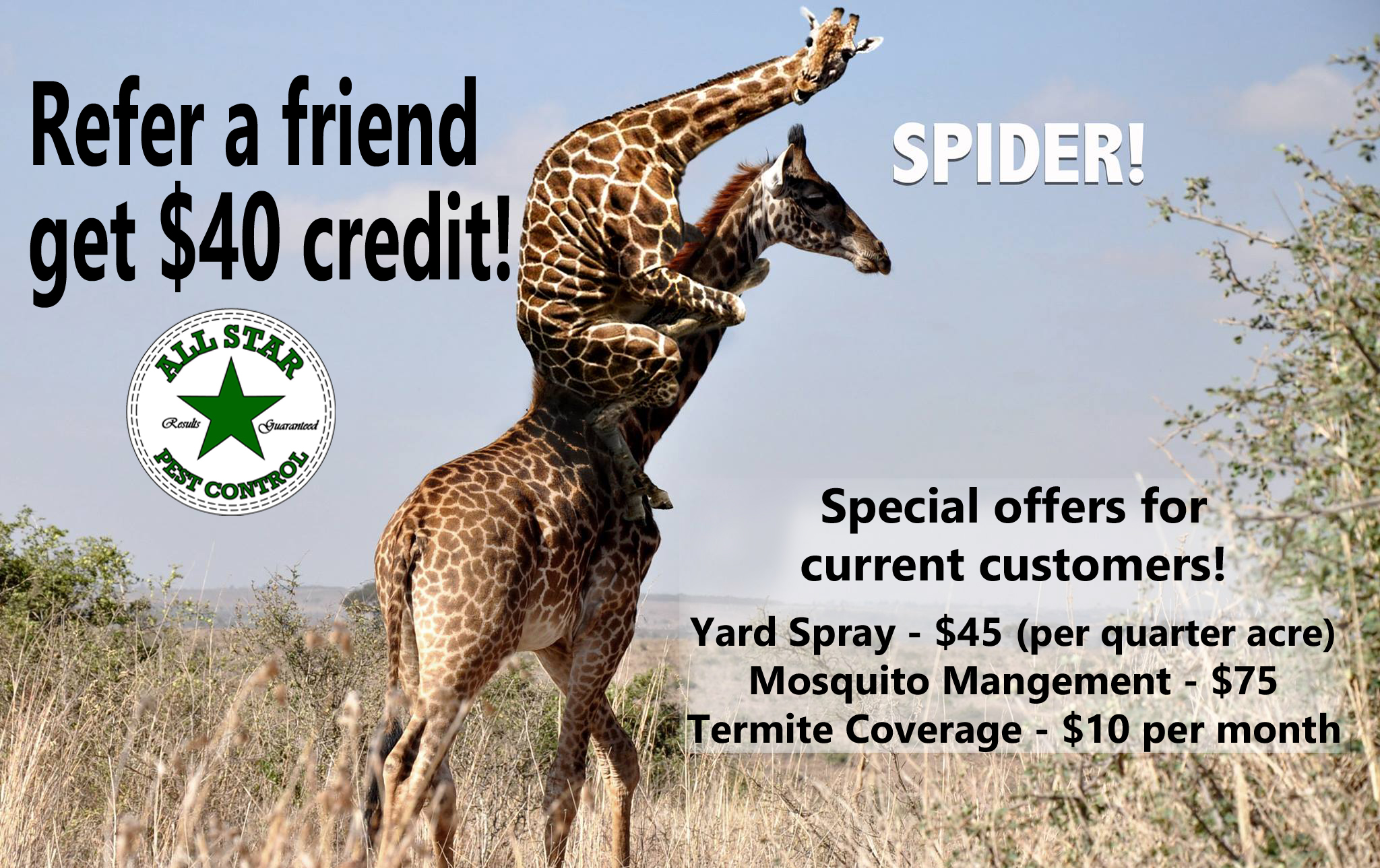 Current Customer discounts | All Star Pest Control Wichita